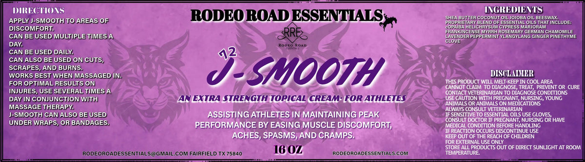 J-Smooth Cream - For Hard Working Athletes – WhinneyWear