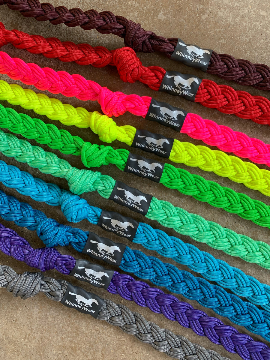 Design your own custom solid colored reins – WhinneyWear